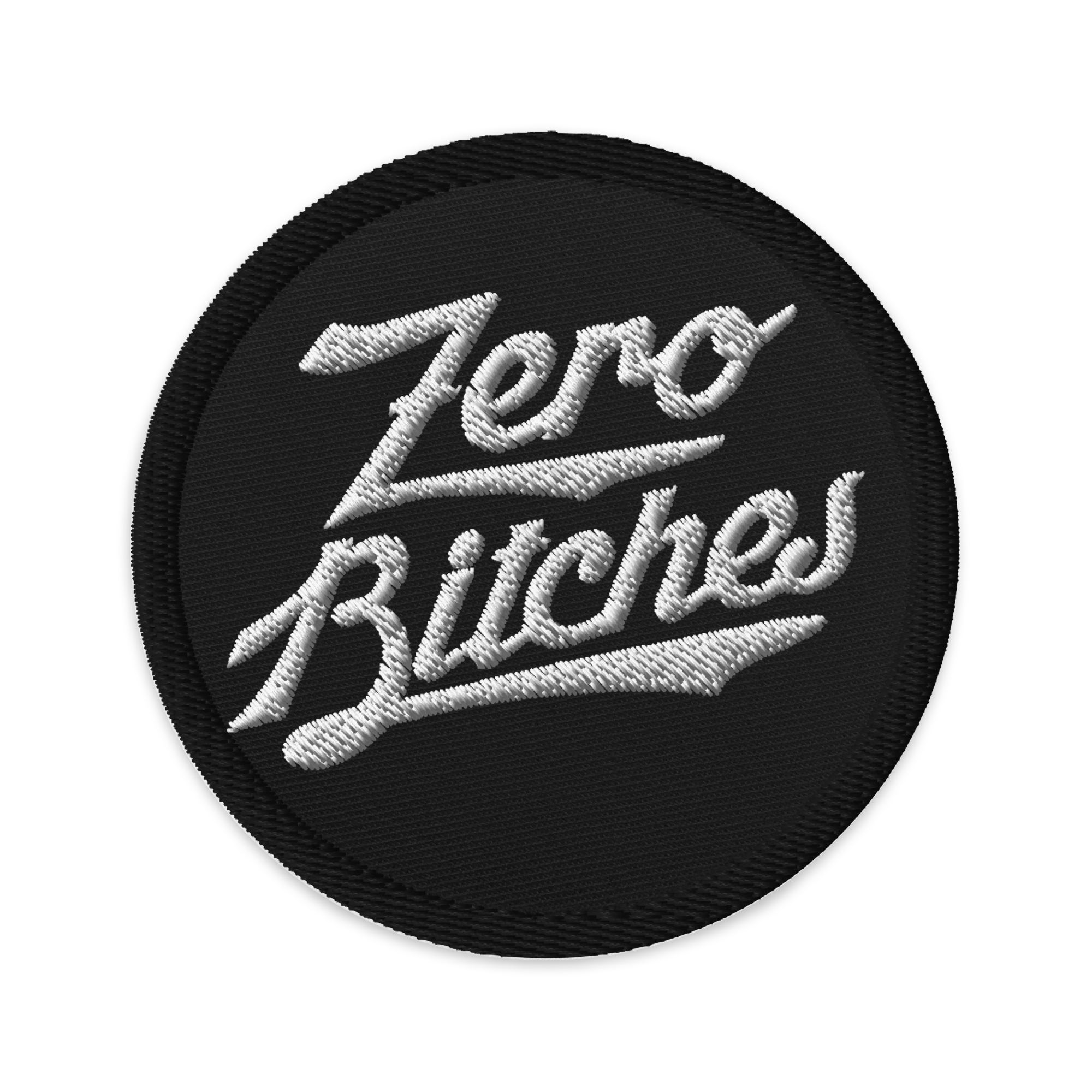 Zero Bitches Embroidered Morale Patch - Liberty Maniacs