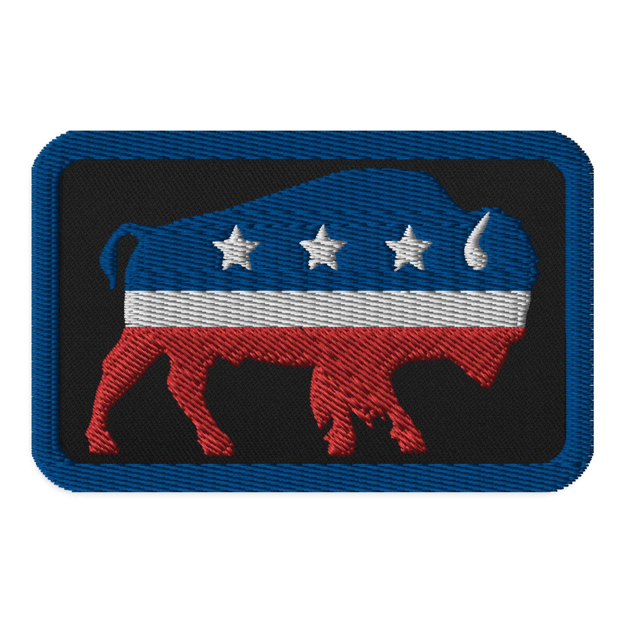 Bison Independent Rectangle Patch - Liberty Maniacs