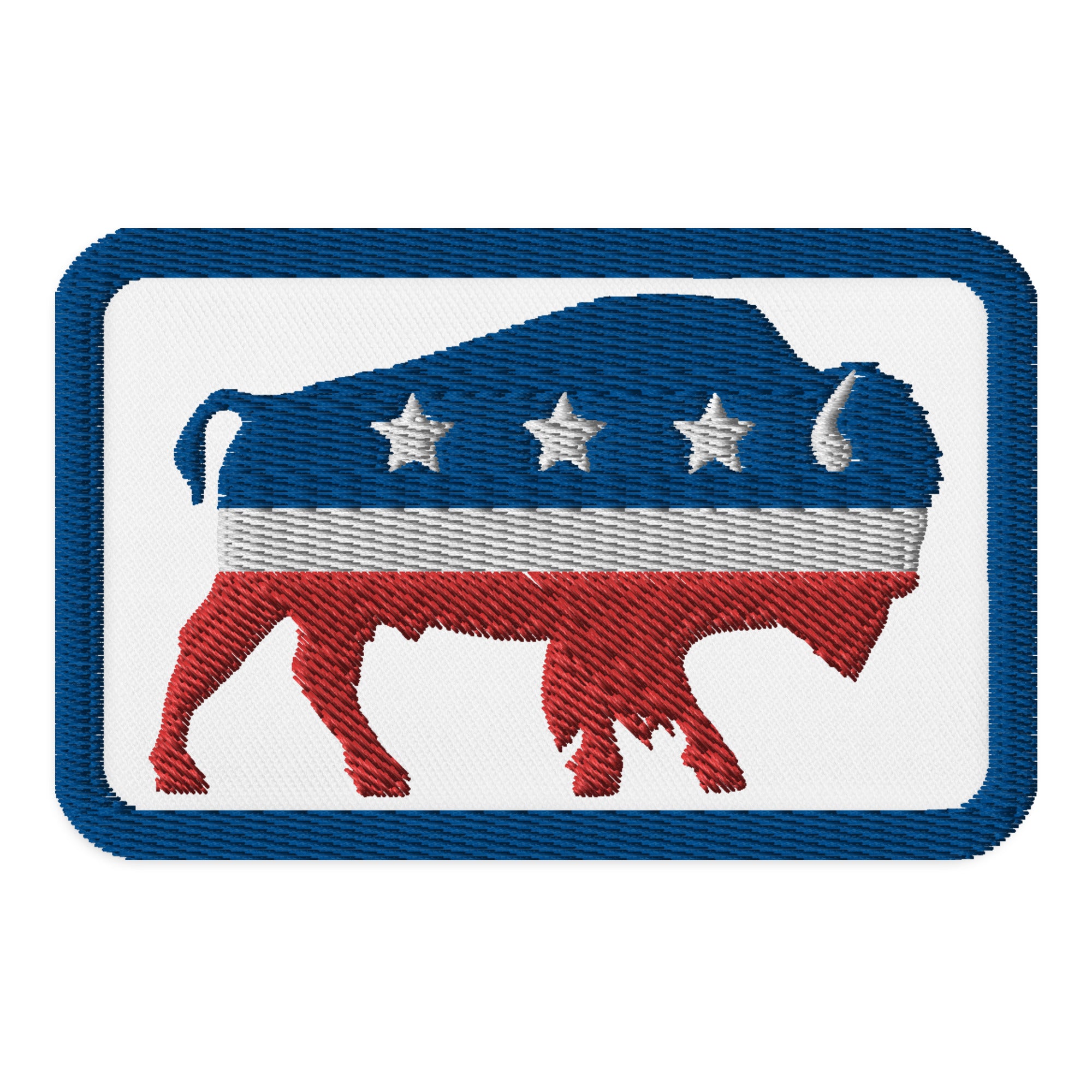 Bison Independent Rectangle Patch - Liberty Maniacs
