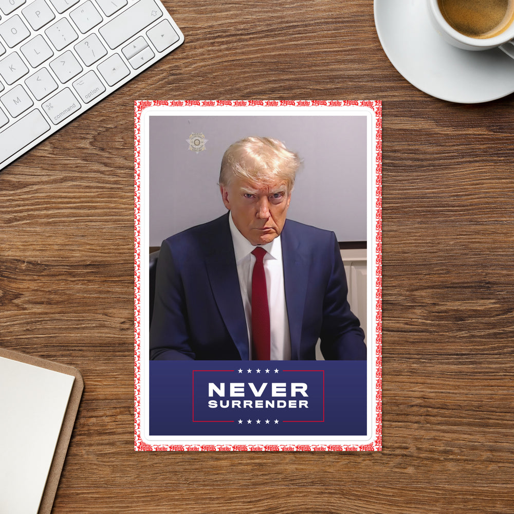 Trump Mugshot Maga Sticker Liberty Maniacs