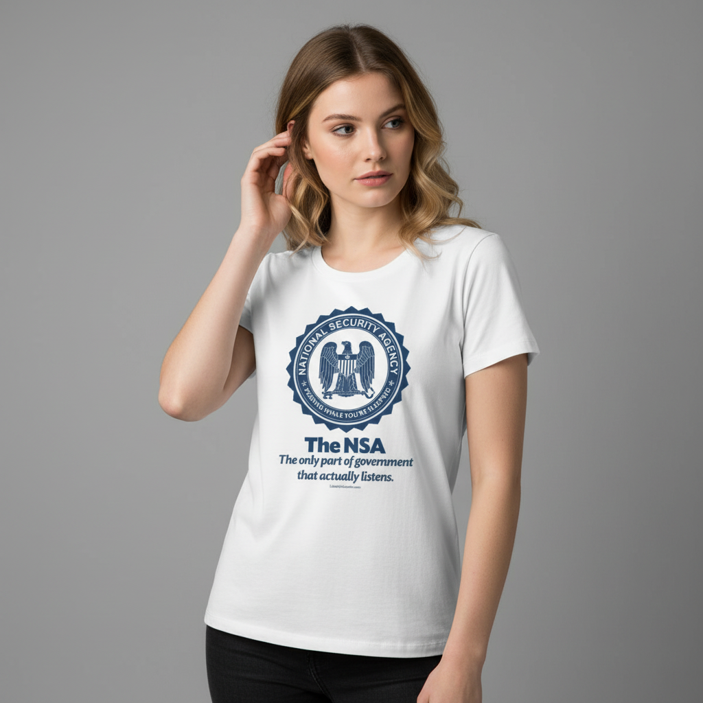 The NSA Ladies Short Sleeve Crew Neck Tee | Liberty Maniacs