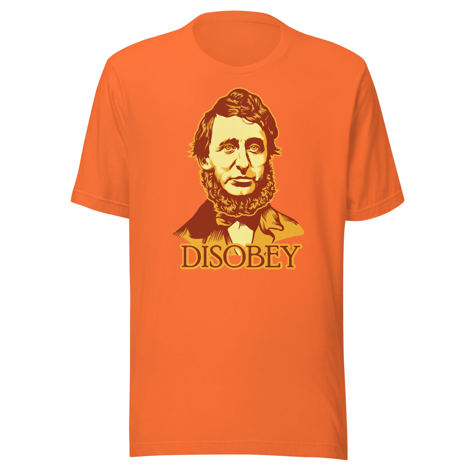 Henry David Thoreau Disobey Men's T-Shirt - Liberty Maniacs