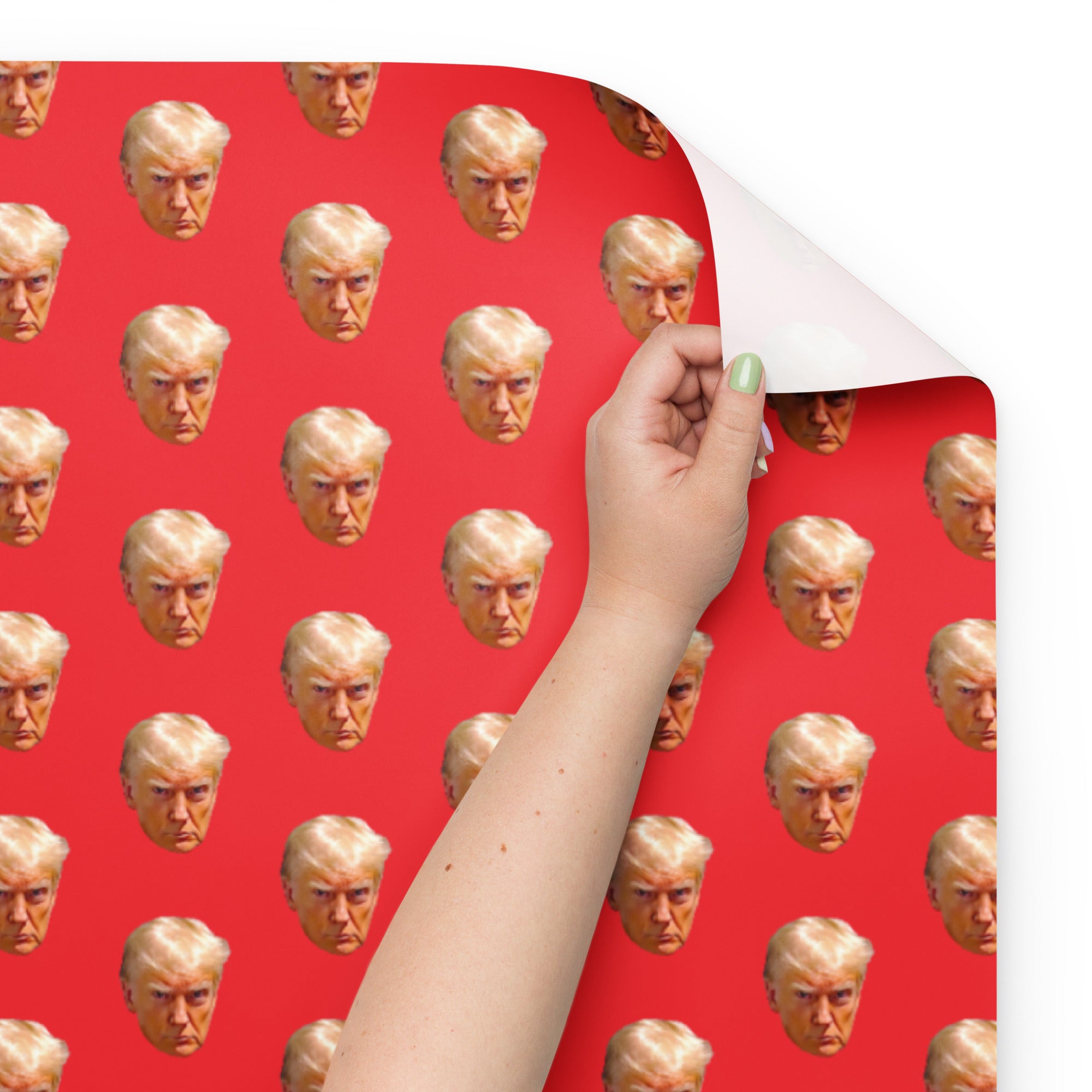 Trump Mugshot Wrapping Paper Sheets - Liberty Maniacs
