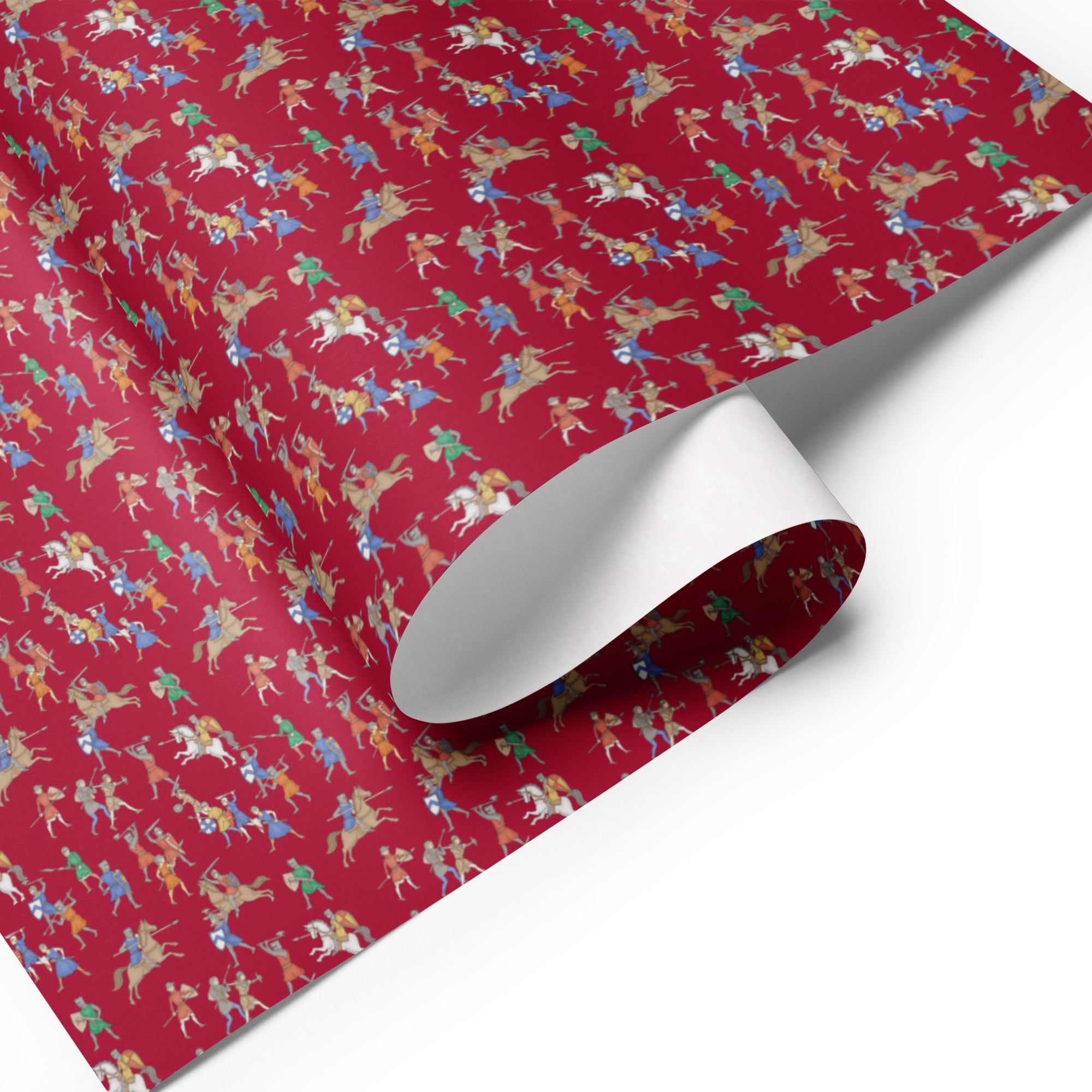 Medieval Battle Wrapping Paper - Liberty Maniacs