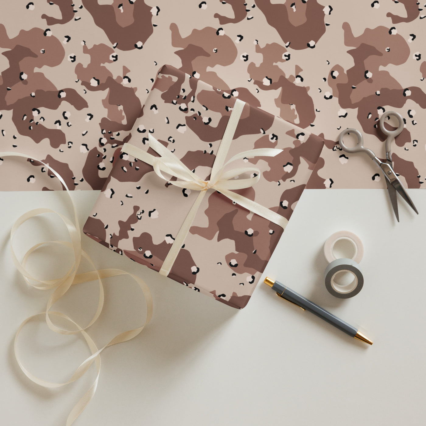 Desert Camouflage Wrapping Paper - Liberty Maniacs