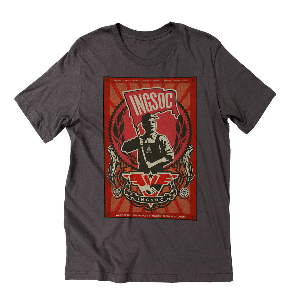 1984 INGSOC Propaganda Graphic T-Shirt - Liberty Maniacs
