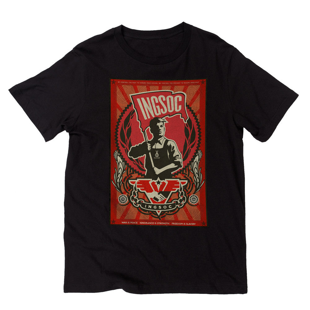 1984 INGSOC Propaganda Graphic T-Shirt - Liberty Maniacs