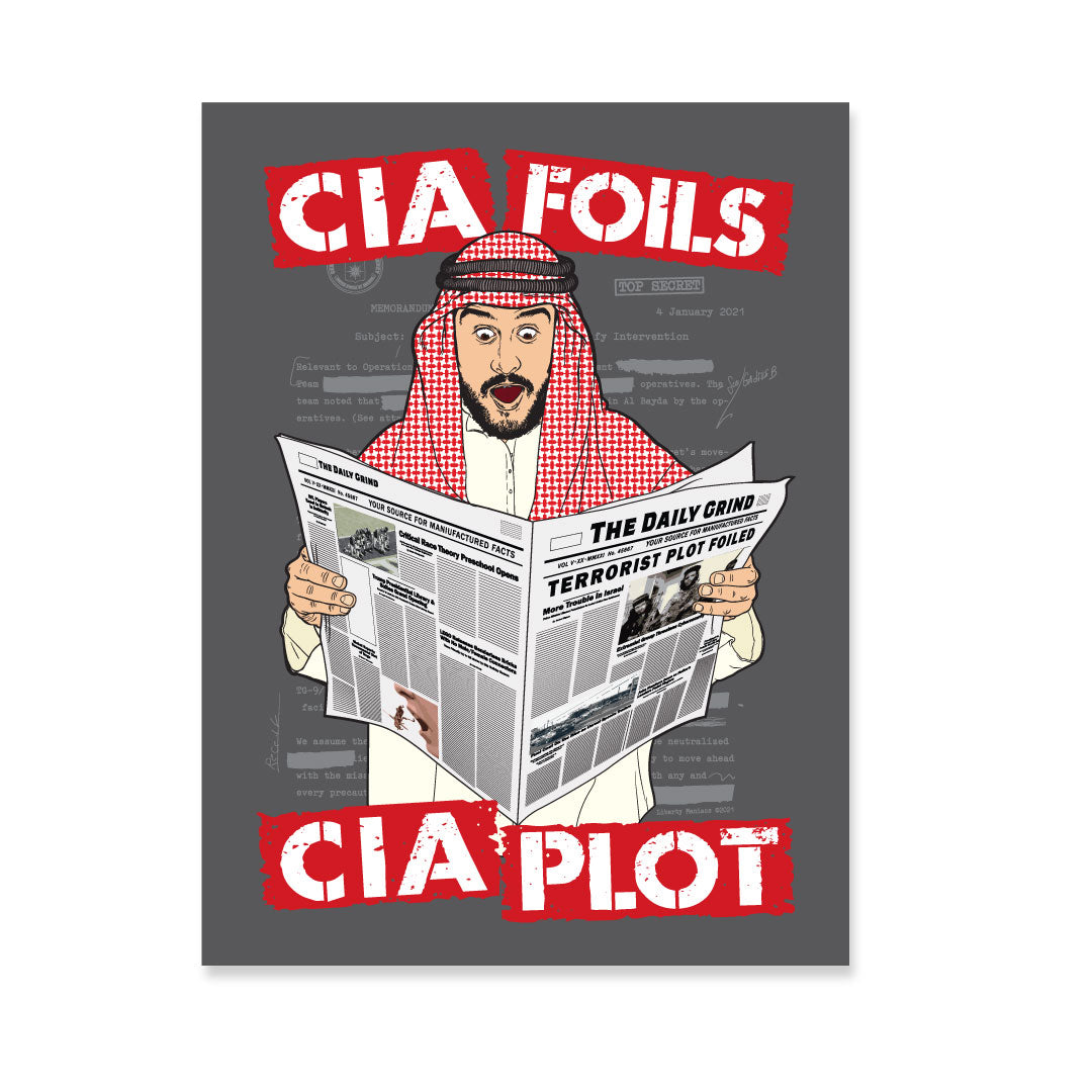 CIA Foils CIA Plot Poster - Liberty Maniacs