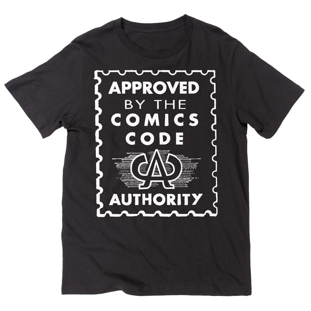 Comics Code Authority T-Shirt - Liberty Maniacs