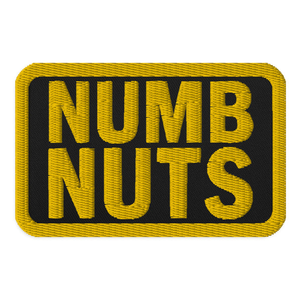 Numb Nuts Embroidered Morale Patch - Liberty Maniacs