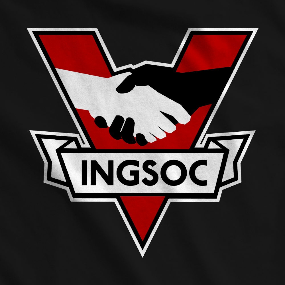 INGSOC 1984 Victory V Shirts - Liberty Maniacs