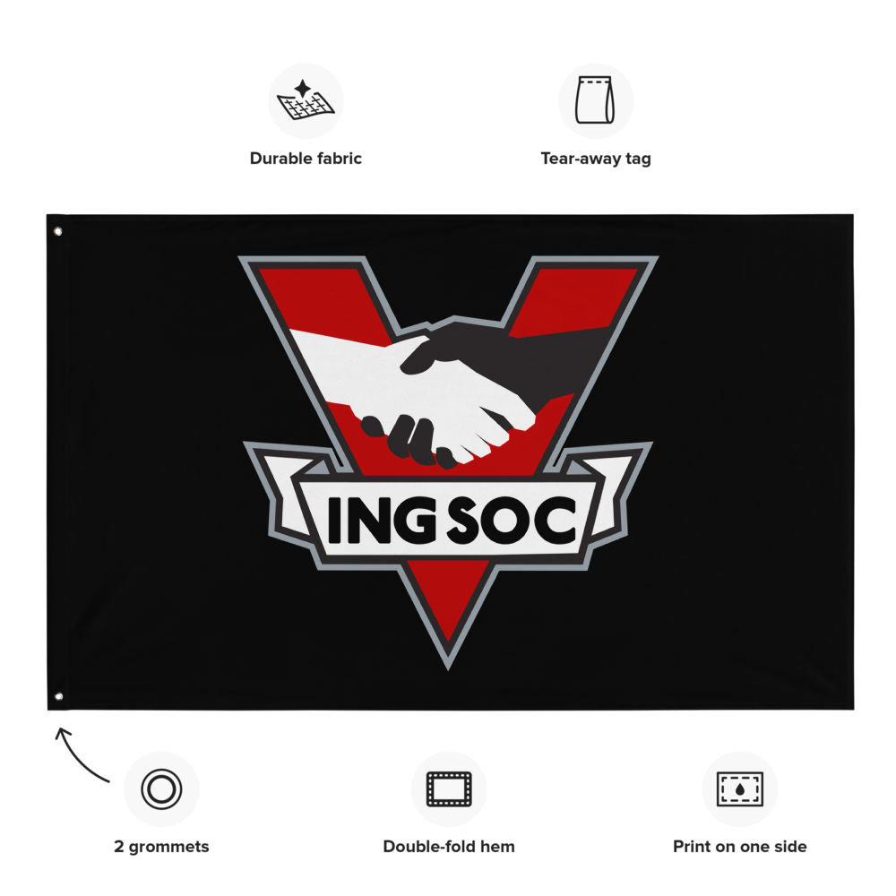 INGSOC 1984 Insignia Flag - Liberty Maniacs