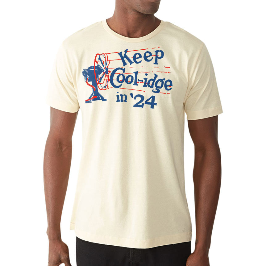 Keep Coolidge Vintage Calvin Coolidge Shirt | Silent Cal Tee - Liberty ...