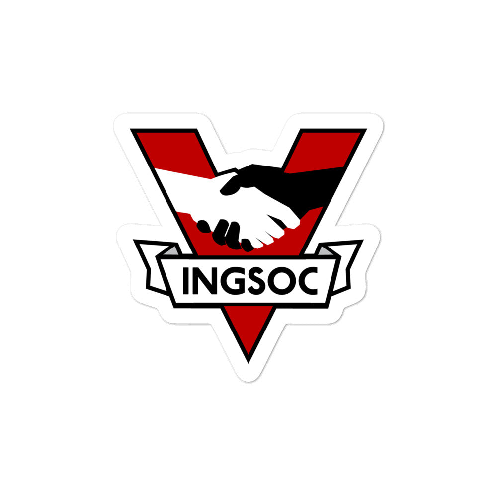 INGSOC 1984 Party Insignia Sticker - Liberty Maniacs