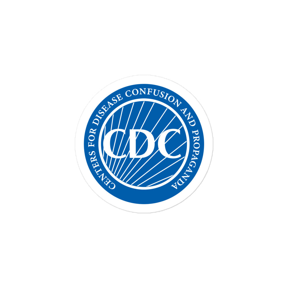 CDC Parody Logo Sticker - Liberty Maniacs
