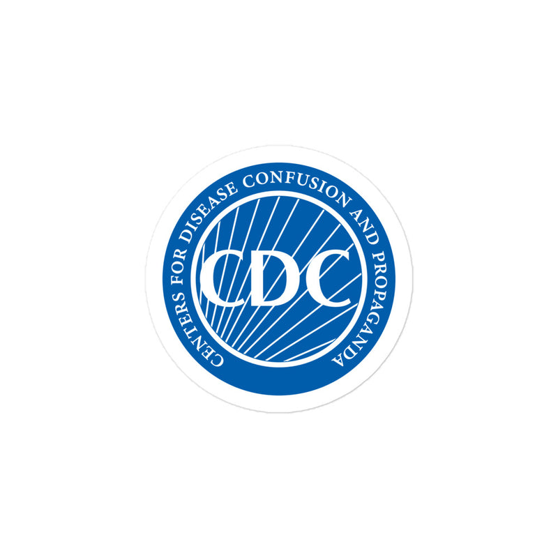 CDC Parody Logo Sticker - Liberty Maniacs