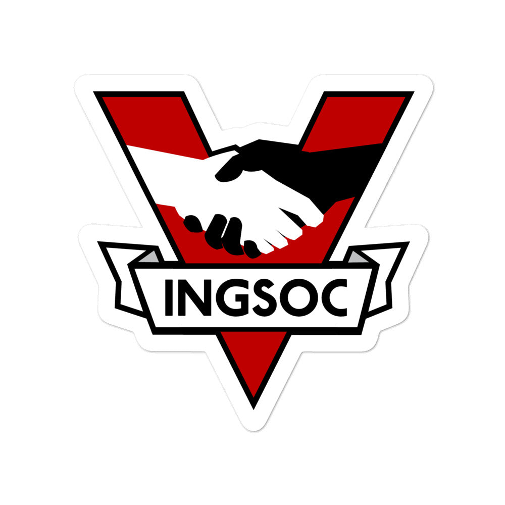 INGSOC 1984 Party Insignia Sticker - Liberty Maniacs