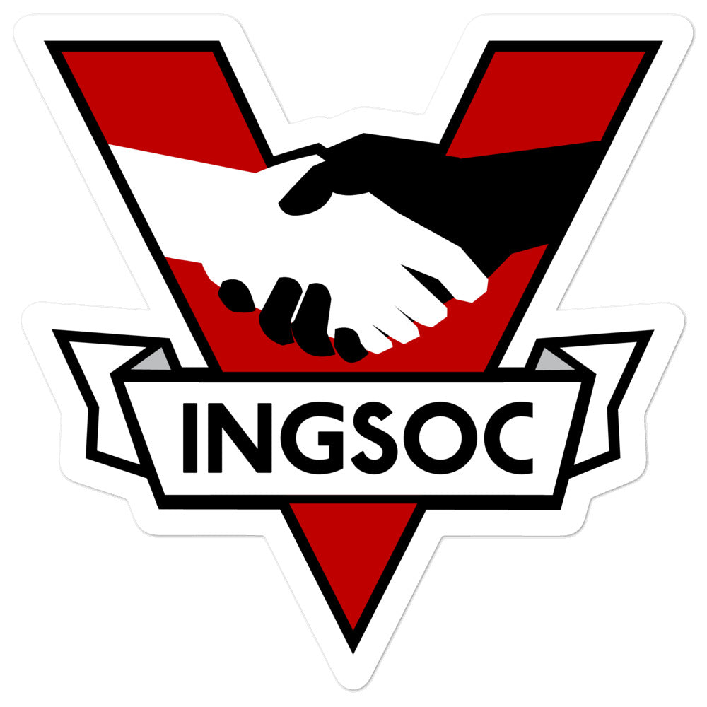 INGSOC 1984 Party Insignia Sticker - Liberty Maniacs