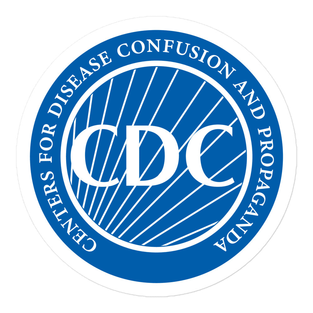 CDC Parody Logo Sticker - Liberty Maniacs