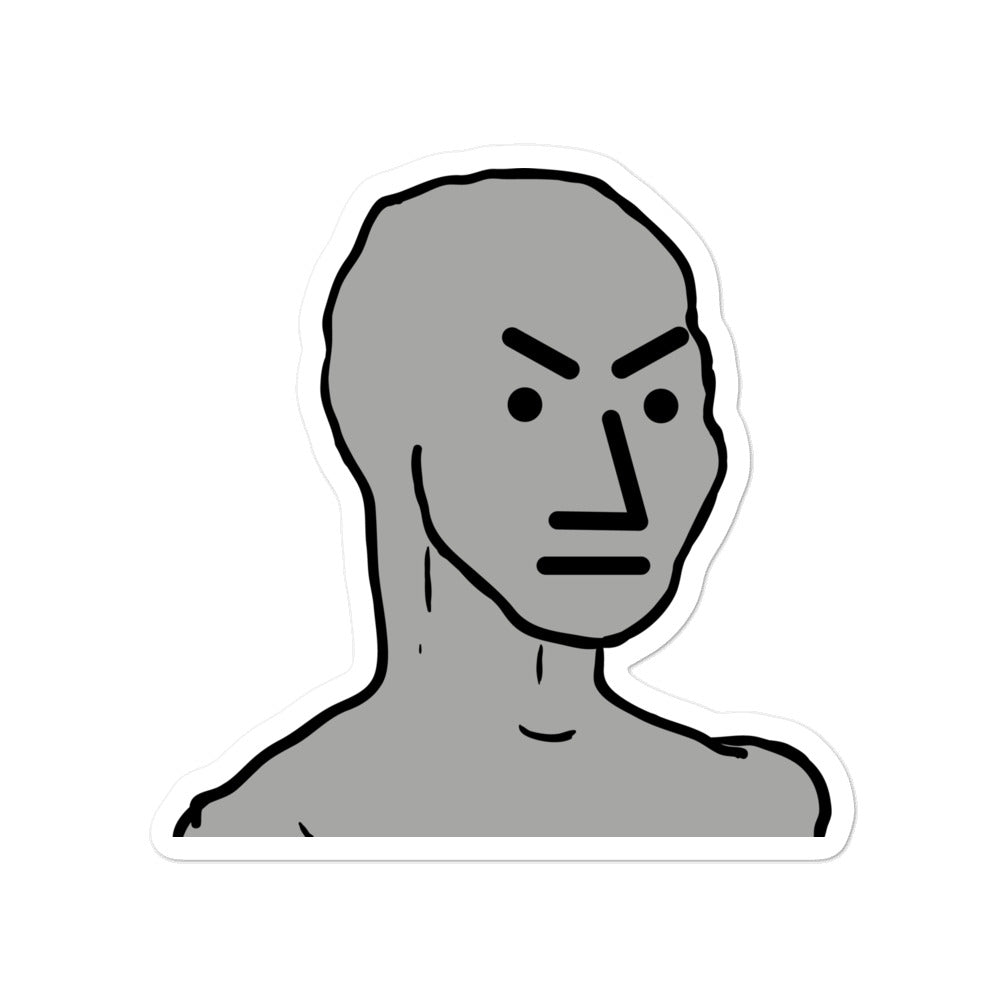 Angry NPC Sticker - Liberty Maniacs