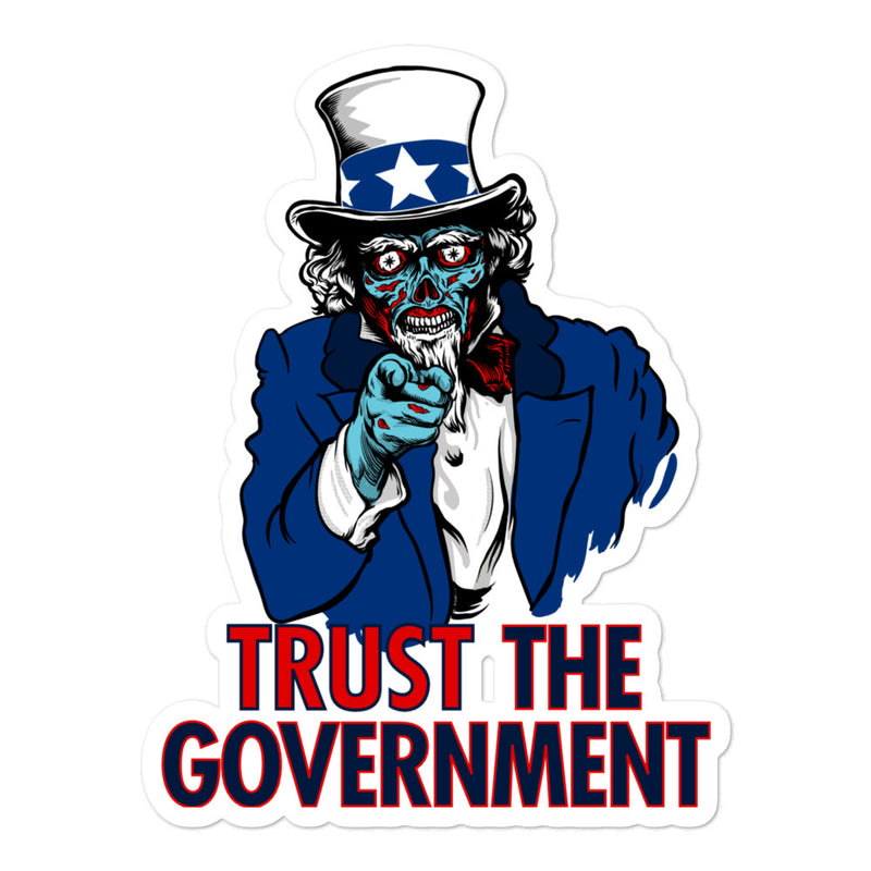 Uncle Sam They Live Sticker - Liberty Maniacs