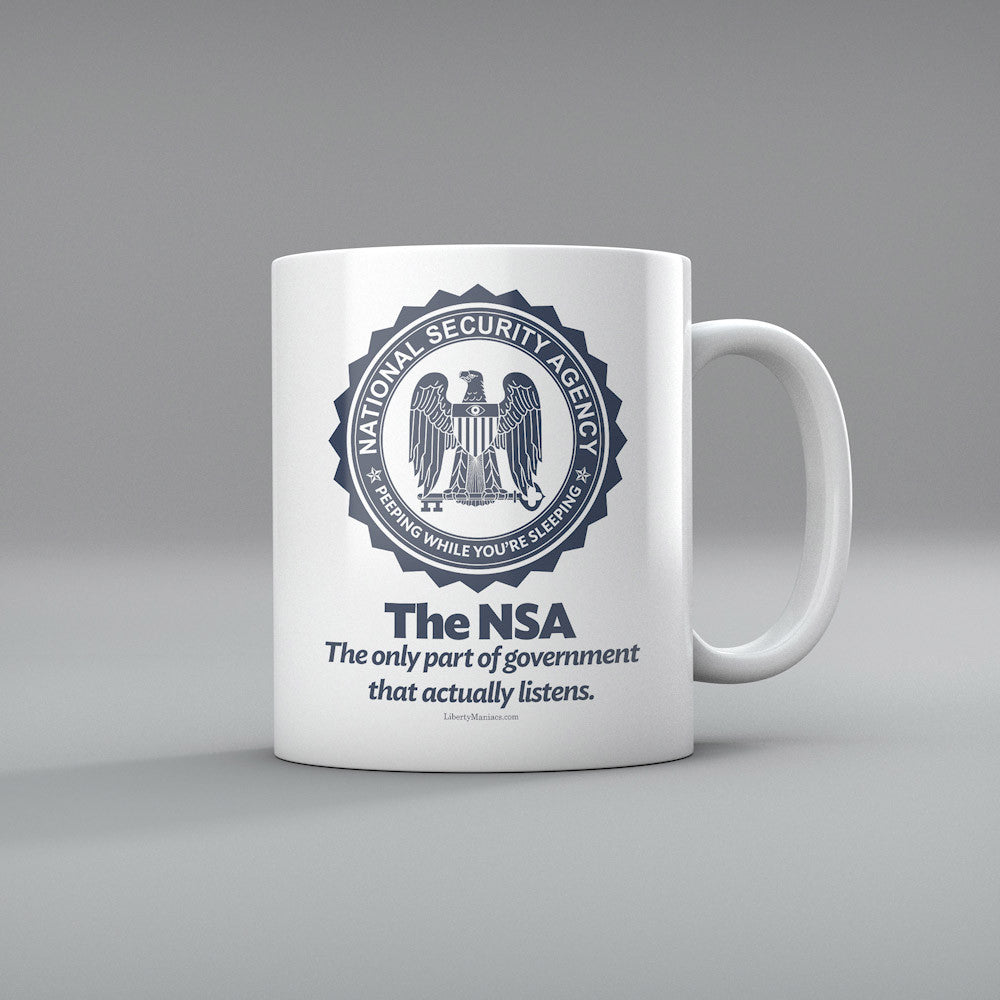 The NSA Mug - Liberty Maniacs