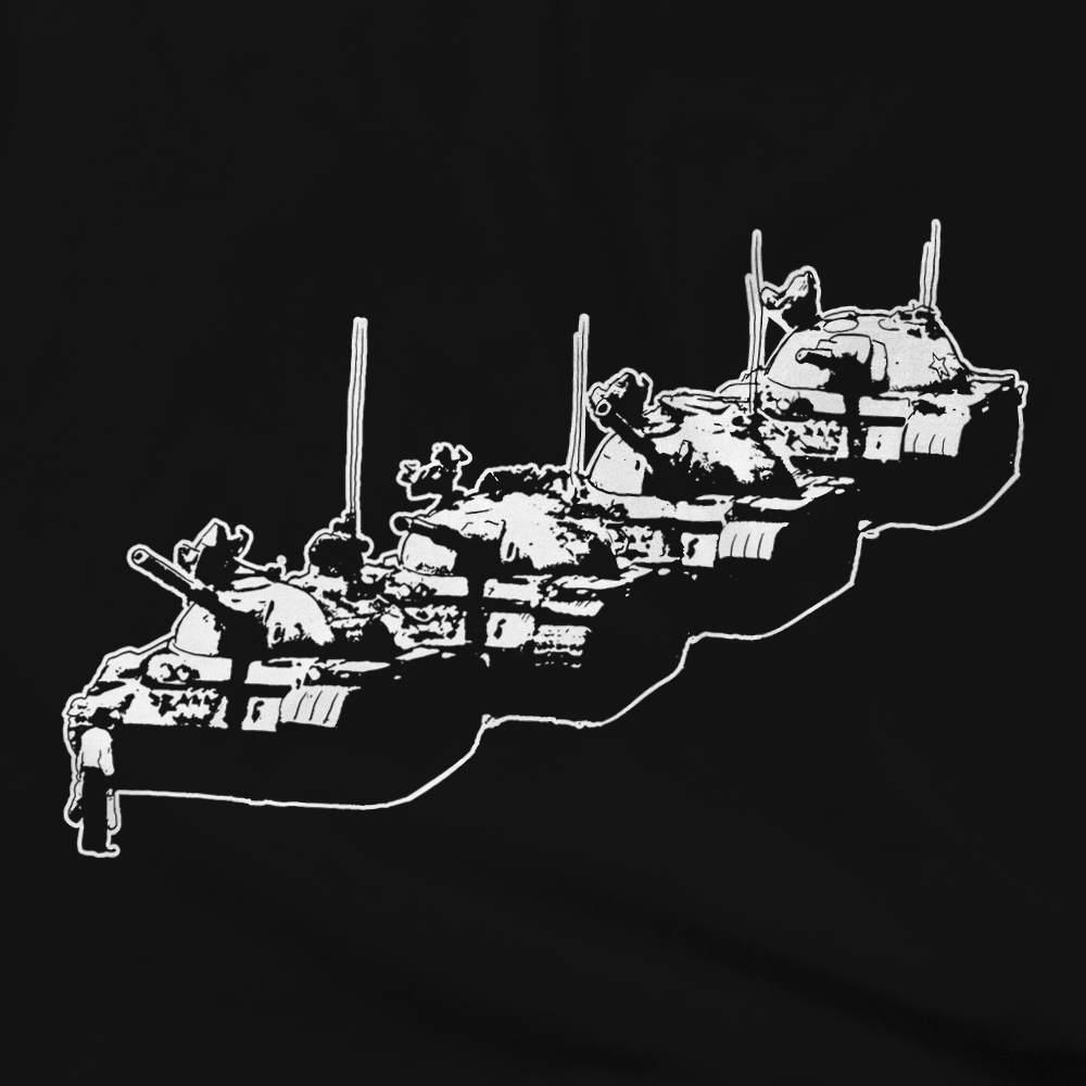 Mens Tiananmen Tank Man Shirt - Liberty Maniacs