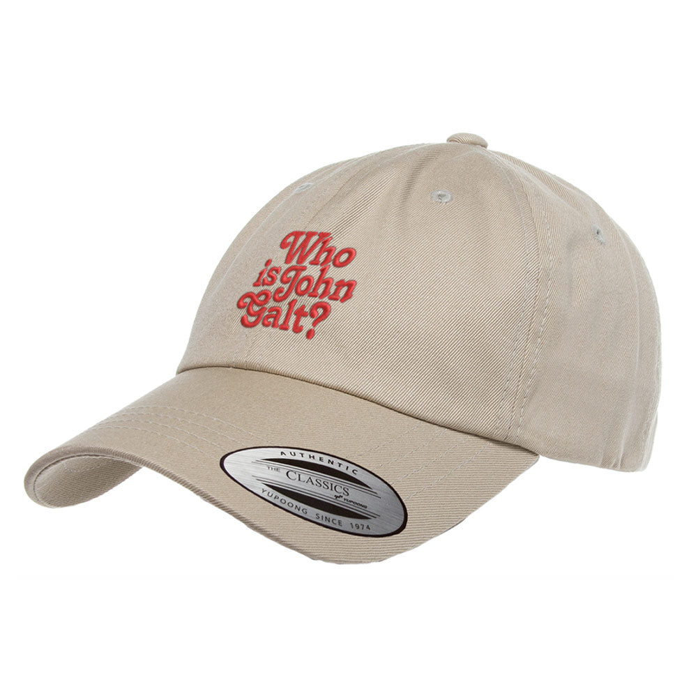 Who Is John Galt Retro Dad hat - Liberty Maniacs