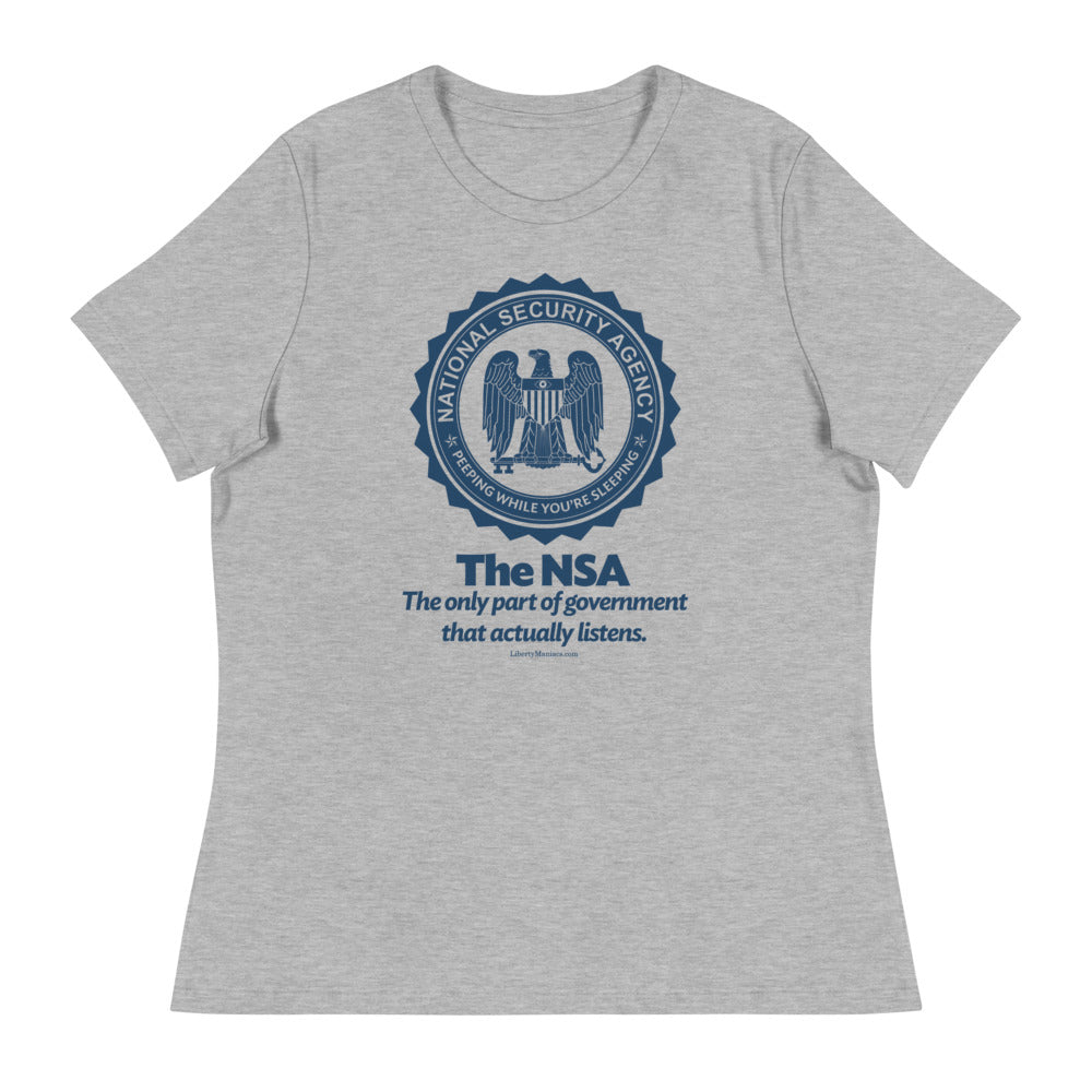 The NSA Ladies Short Sleeve Crew Neck Tee - Liberty Maniacs