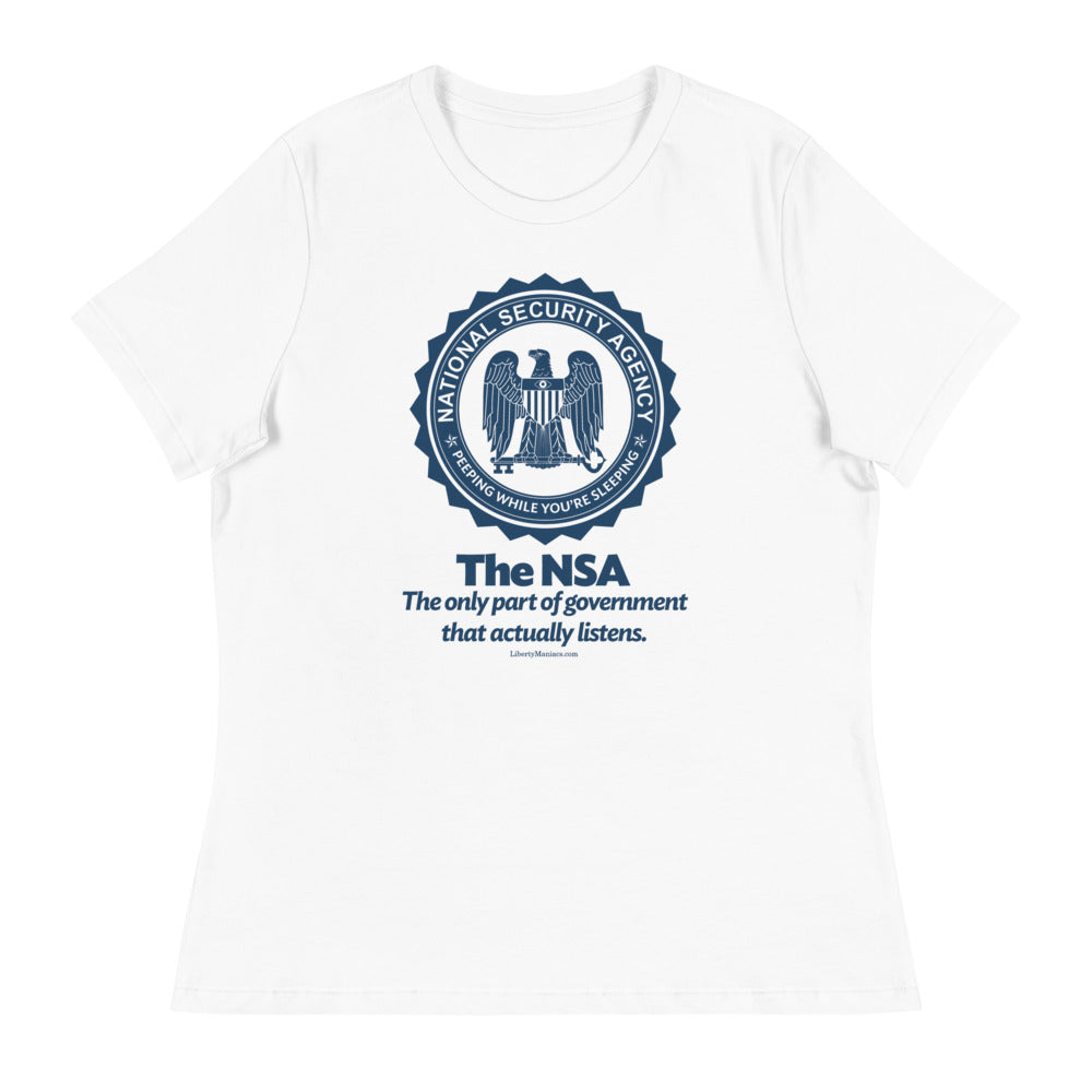 The NSA Ladies Short Sleeve Crew Neck Tee | Liberty Maniacs